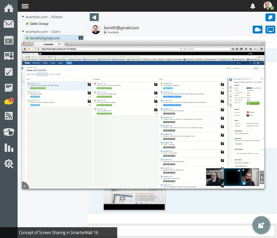 Web Conferencing and Group Chat in SmarterMail 16.x
